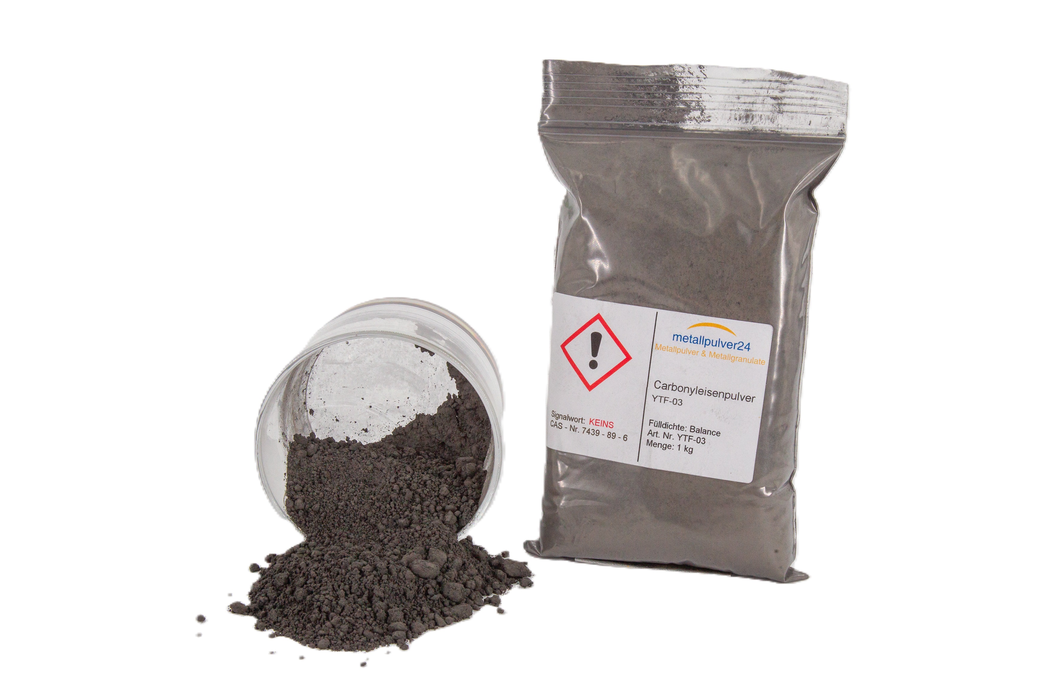 Carbonyl iron powder, Iron pentacarbonyl powder